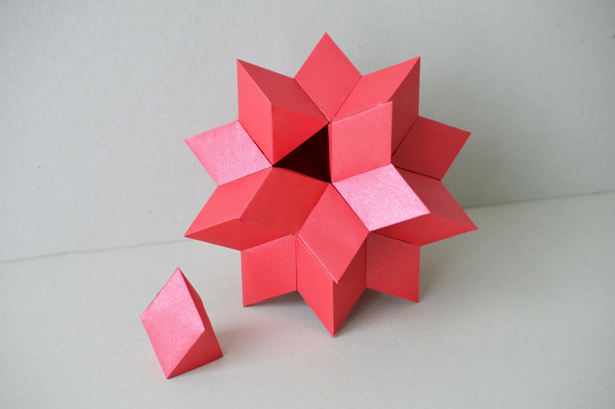 WolframAlpha Polyhedron - Rhombic Hexecontahedron : 4 Steps (with ...