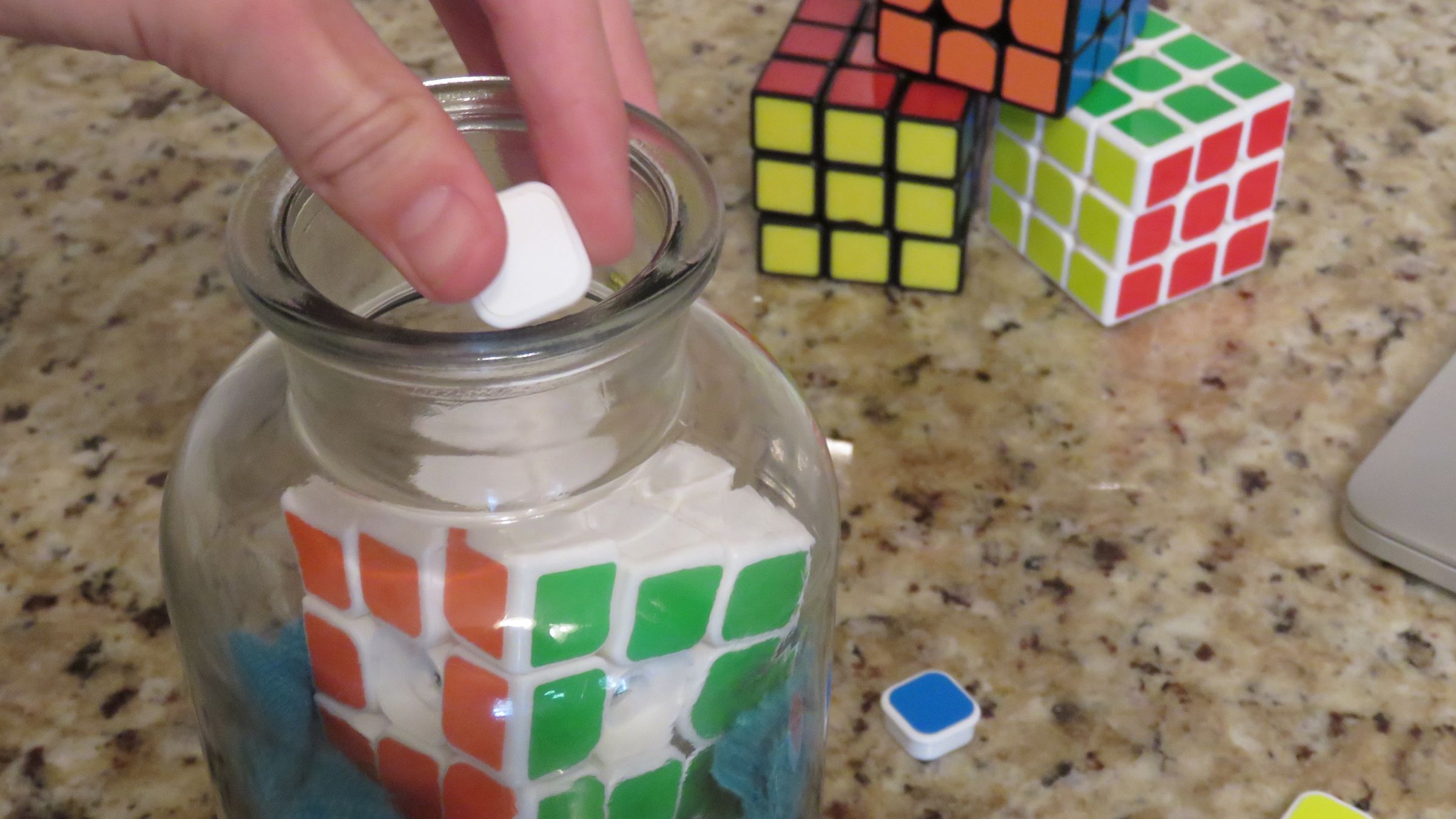 How to Put a Rubik's Cube in a Bottle! : 9 Steps (with Pictures ...