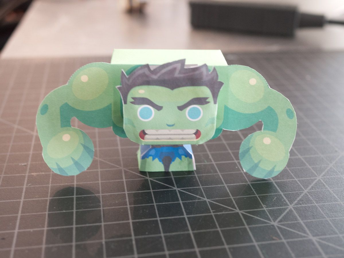 Hulk SMASH! Mini-Papercraft - Instructables