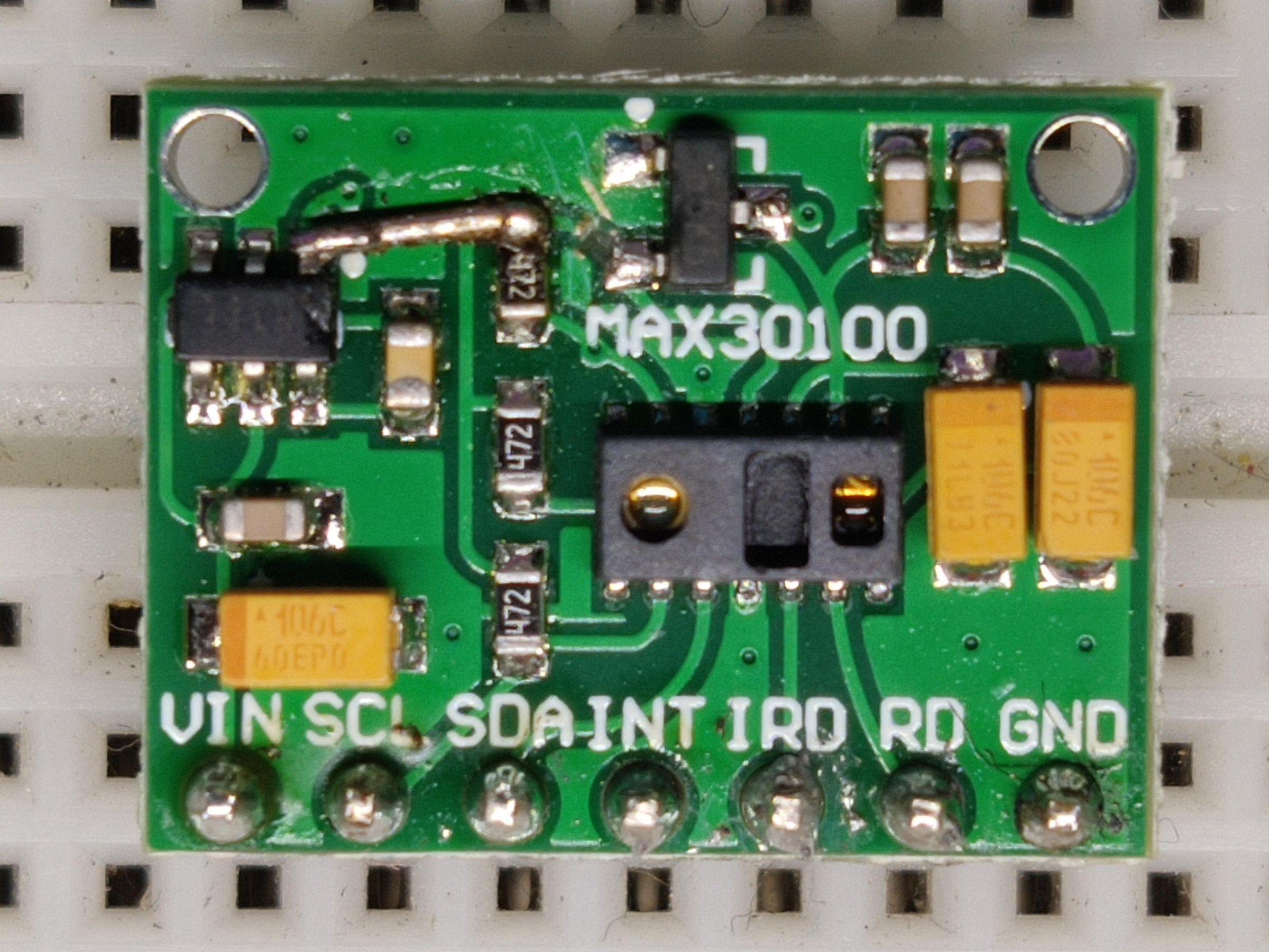 Oximeter With MAX30100 Heart Rate Sensor and ESP32 : 9 Steps ...