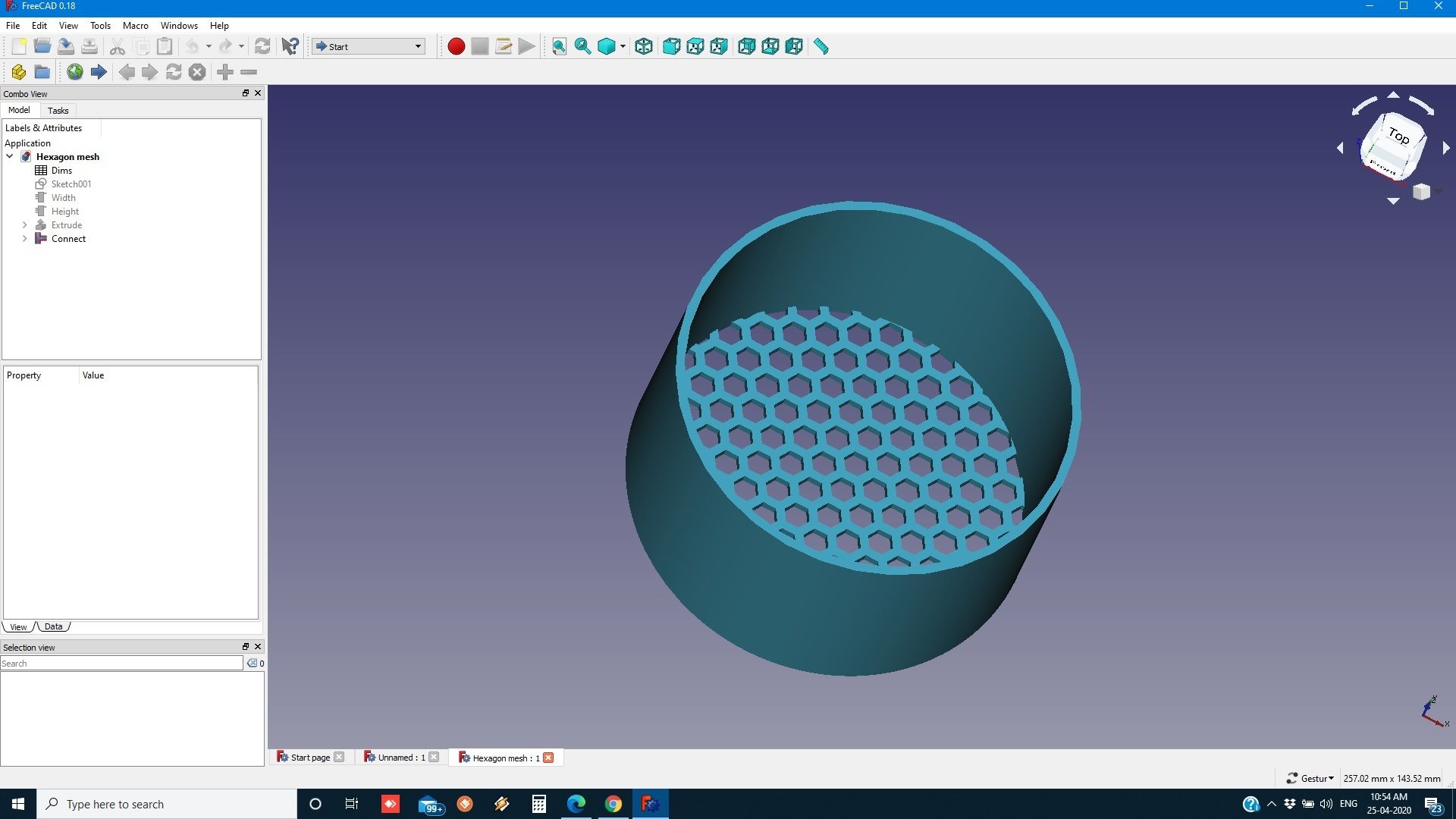 Advanced Hexagonal Mesh in Freecad : 19 Steps (with Pictures ...