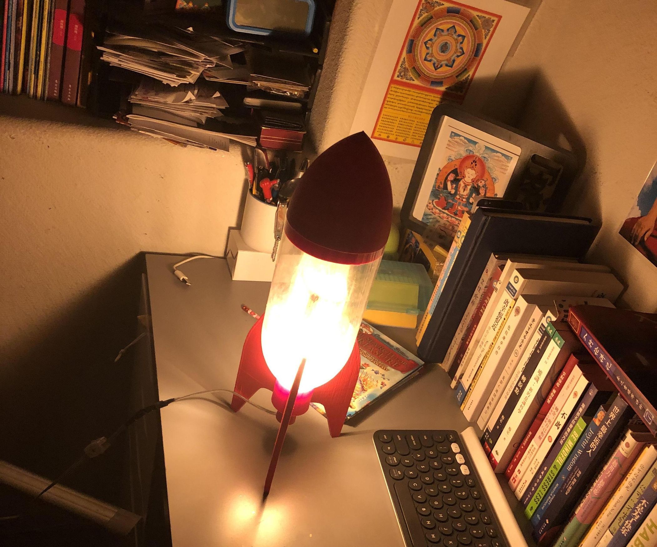 3D-printed Rocket Lamp : 7 Steps - Instructables