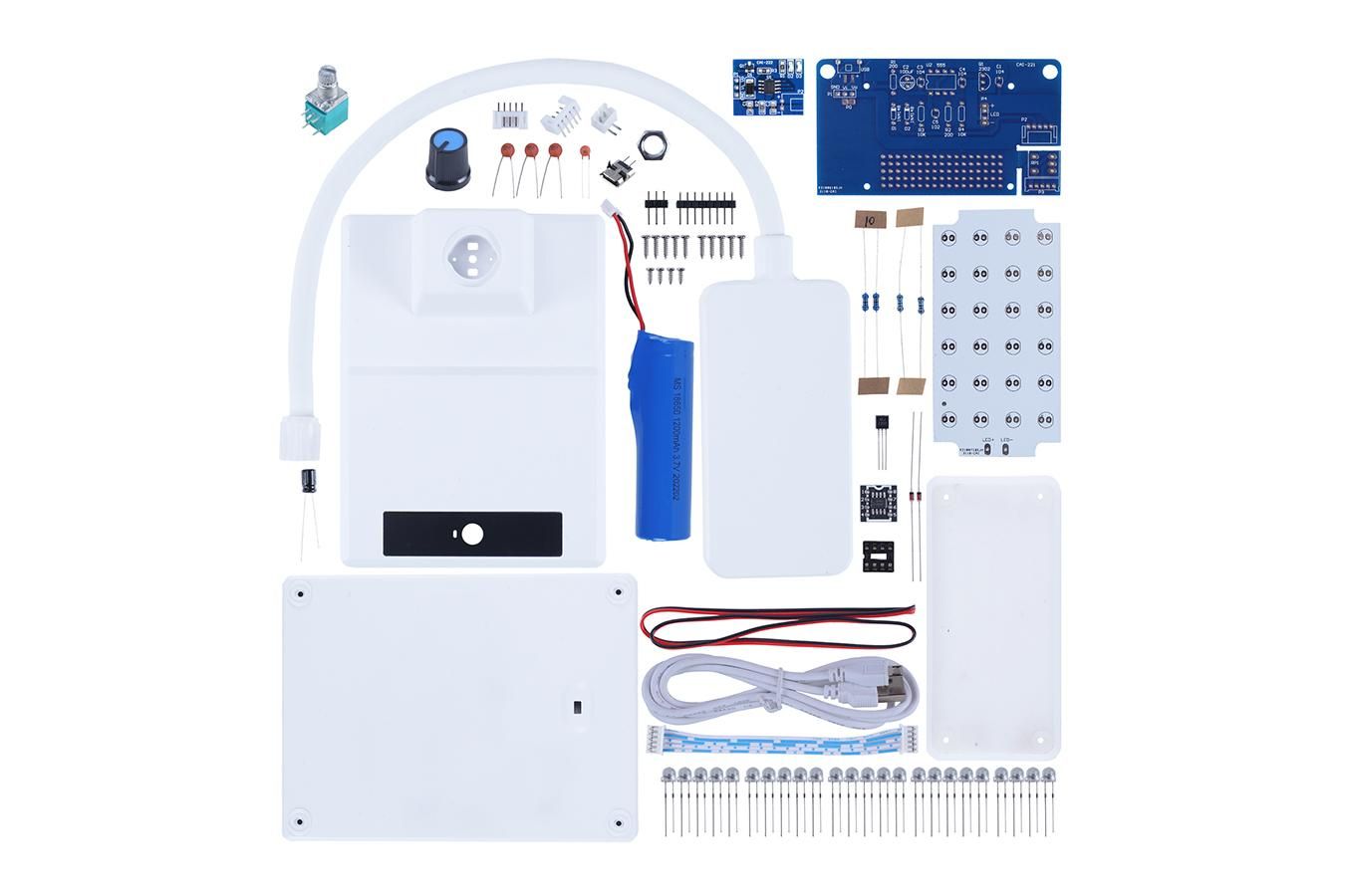 ICStation Rechargeable LED Dimming Table Lamp DIY Kit : 33 Steps ...
