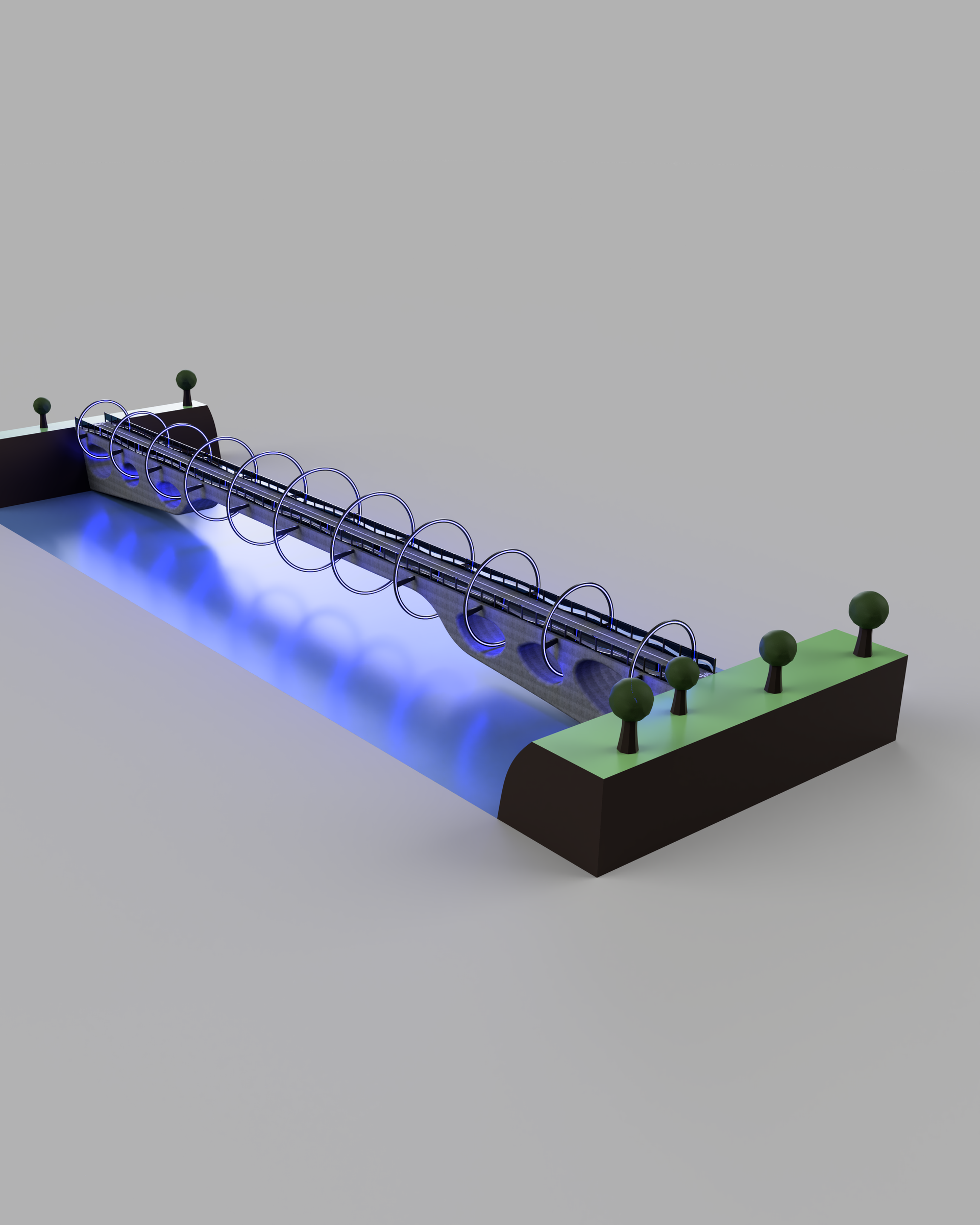 Blue Raccoon Crossing: a Fusion 360 Bridge Using Generative Design : 10 ...