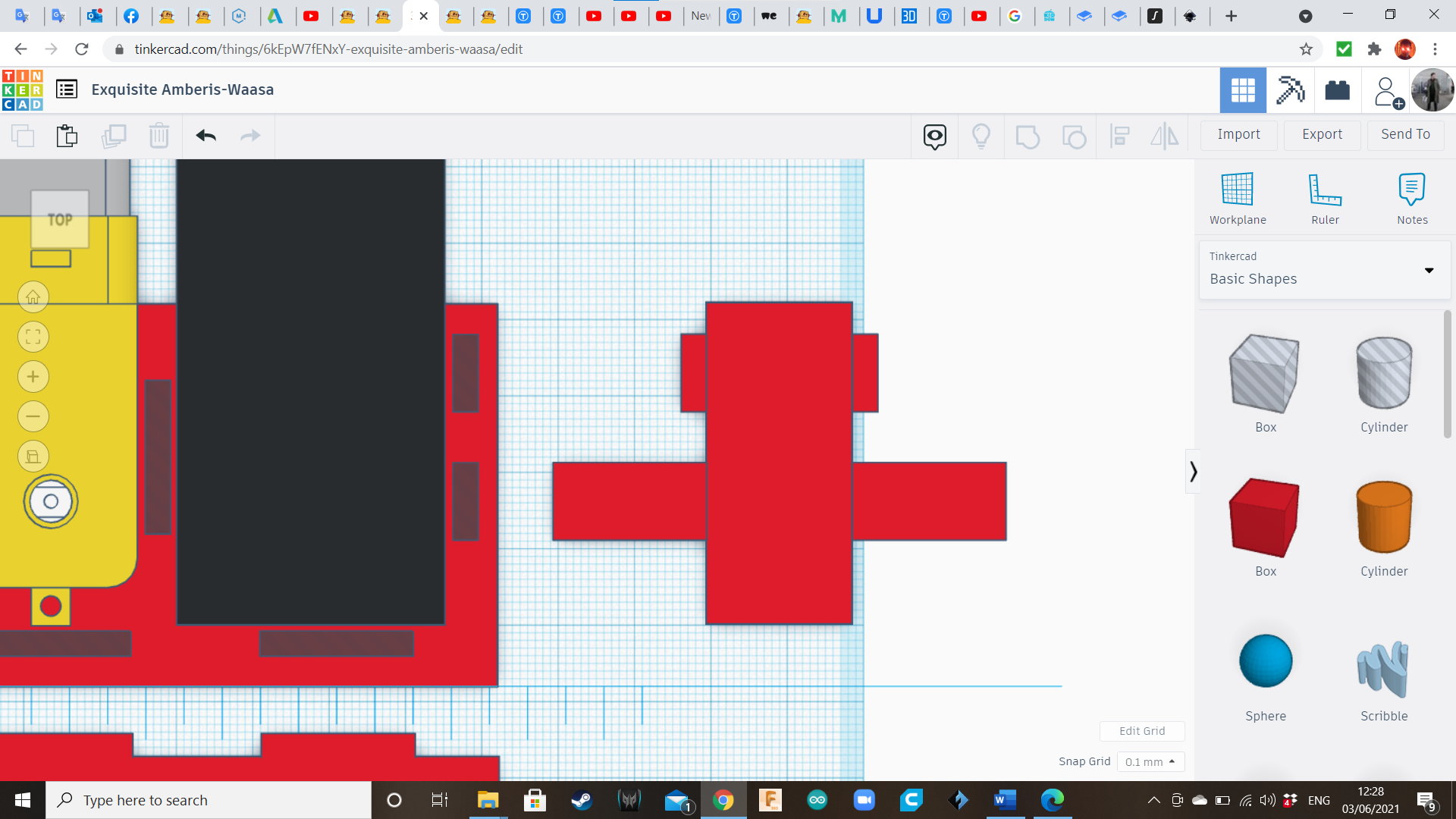 Tinkercad Robotics for School: Laser-cut Walking Machine! : 27 Steps ...