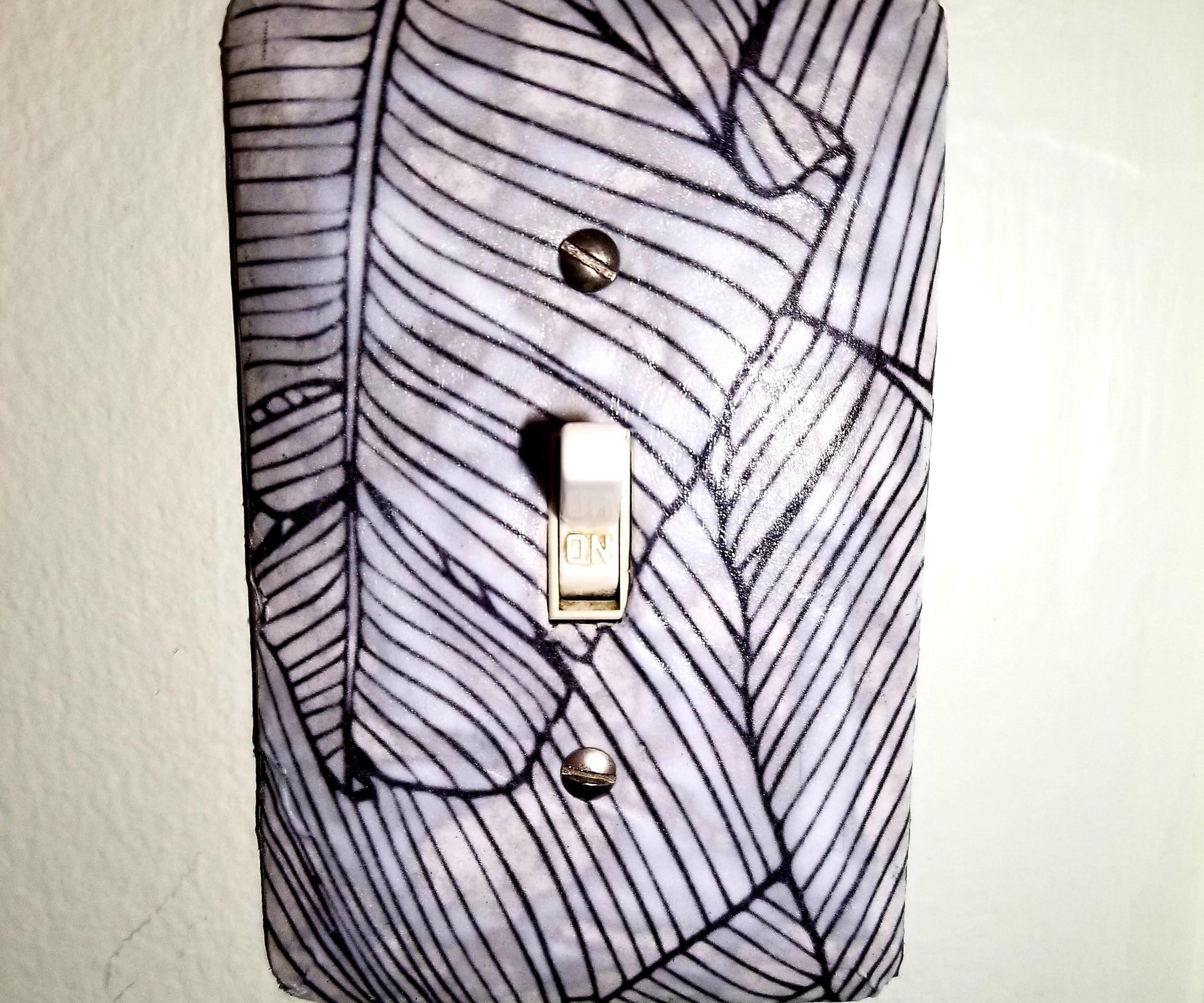 Patterned Light Switch (All Paper and Glue!) : 9 Steps - Instructables