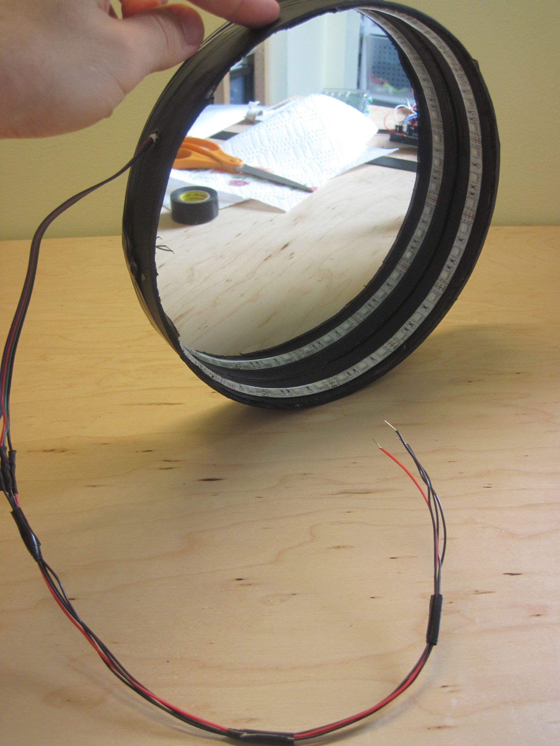 Arduino-controlled RGB LED Infinity Mirror : 13 Steps (with Pictures ...