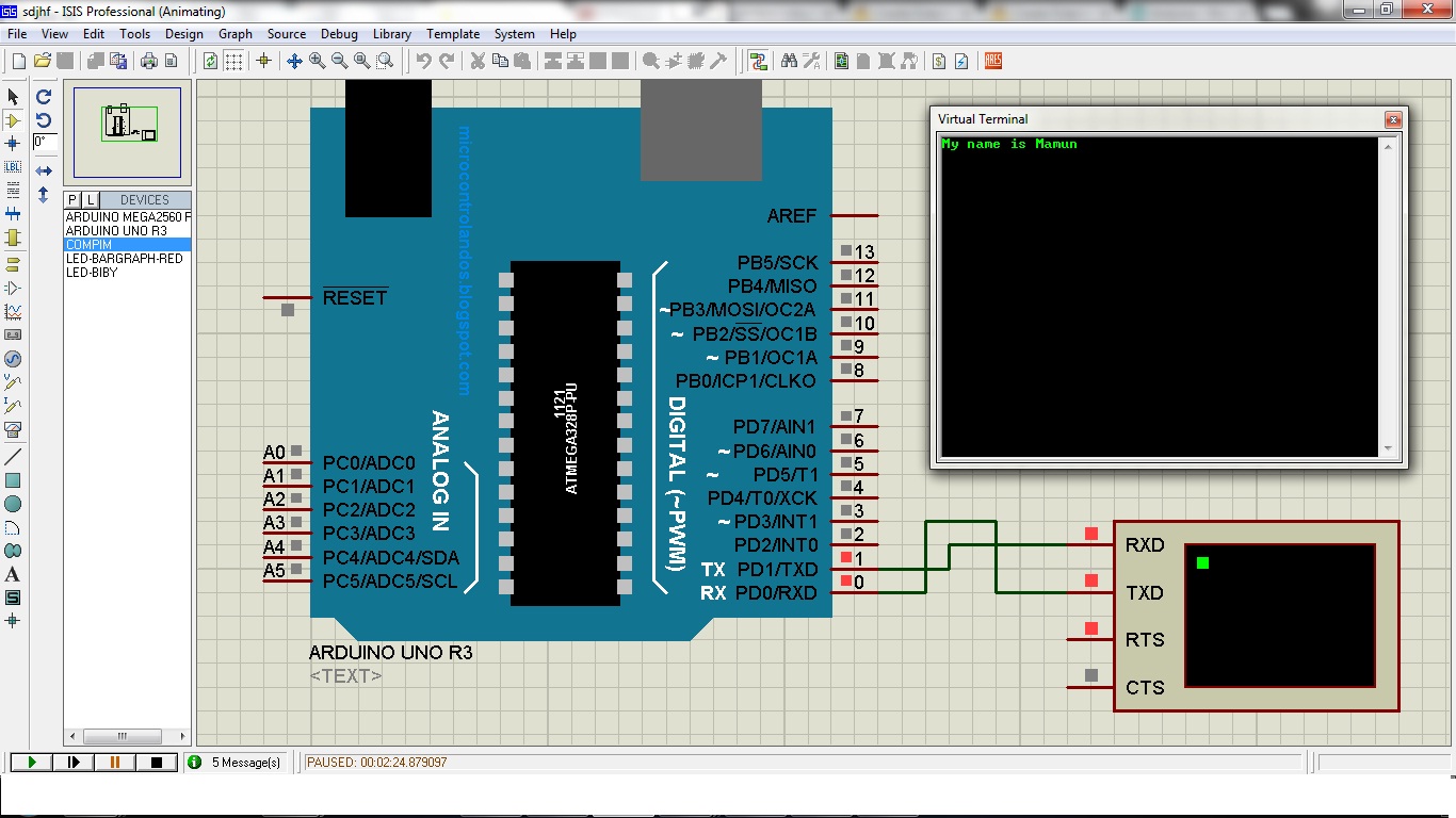 Arduino Function Serial.read() and Serial.readString() : 4 Steps ...