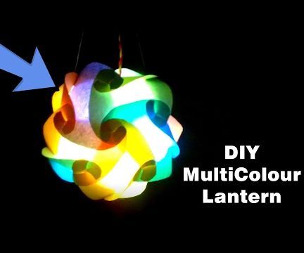 Multicolored Lantern - Easy and Beautiful Decor - Instructables