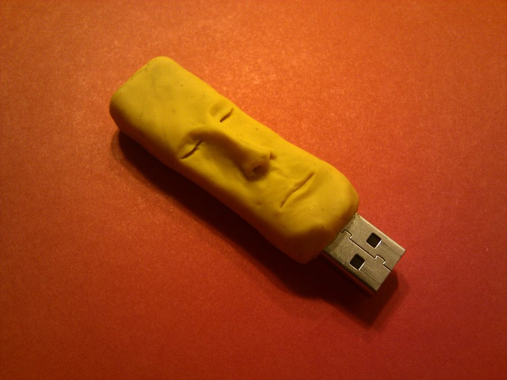 Create a Custom USB Drive / Figurine Out of Polymer Clay : 3 Steps ...