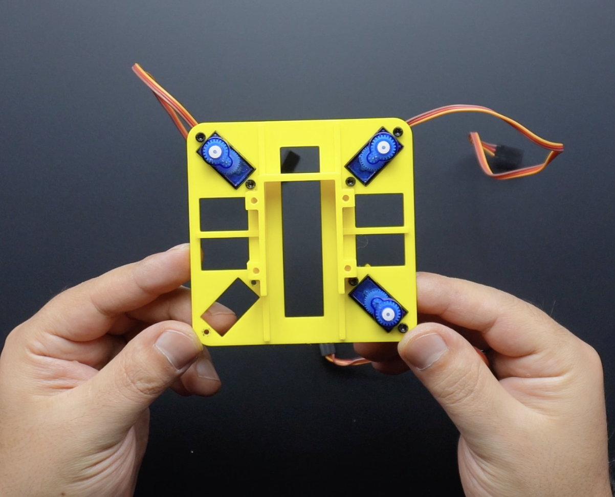 4-Legged Spider Robot With 3D Printed Parts (8 Servo Motors and an ...