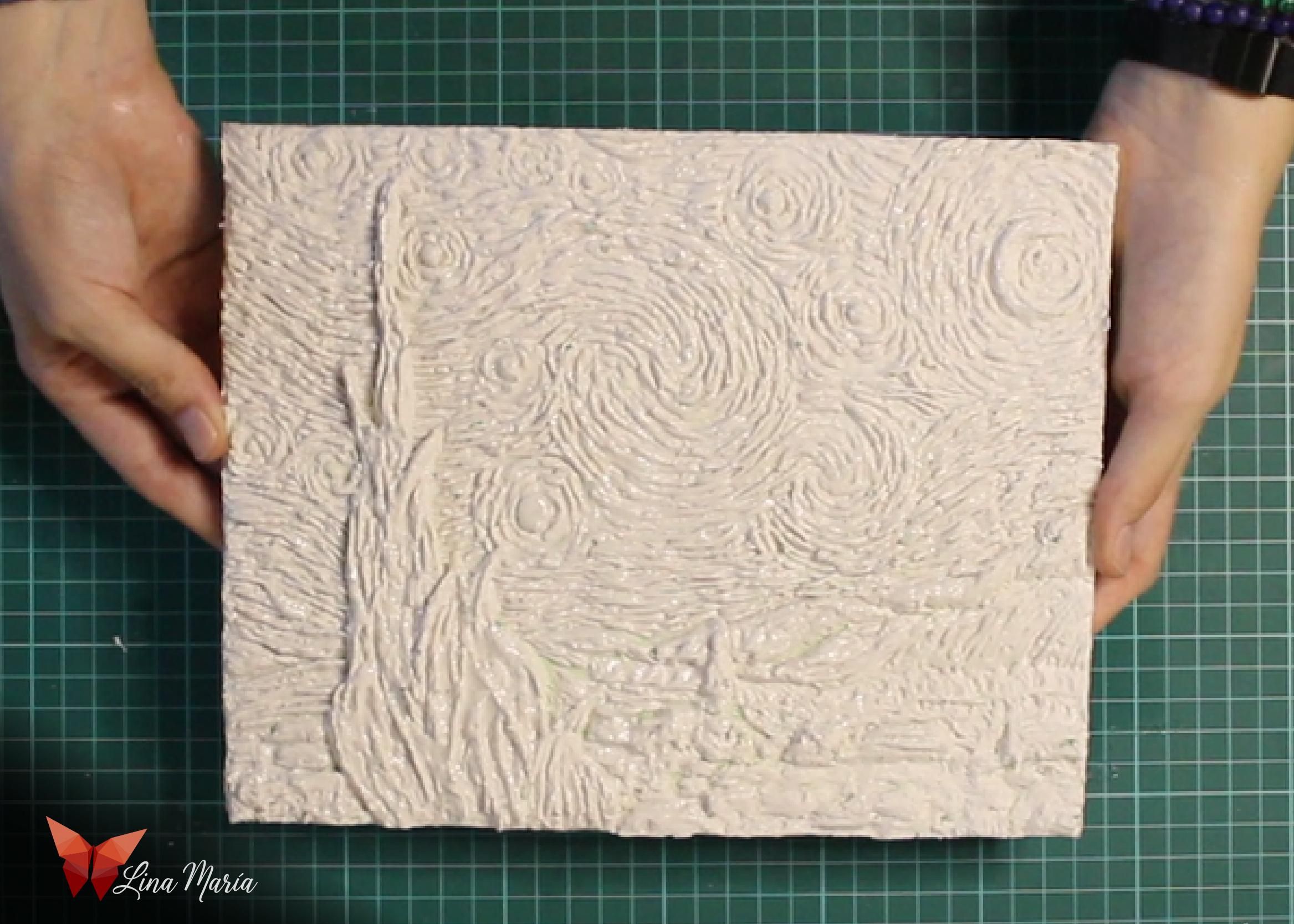 DIY Relief Painting - Starry Night : 25 Steps (with Pictures ...