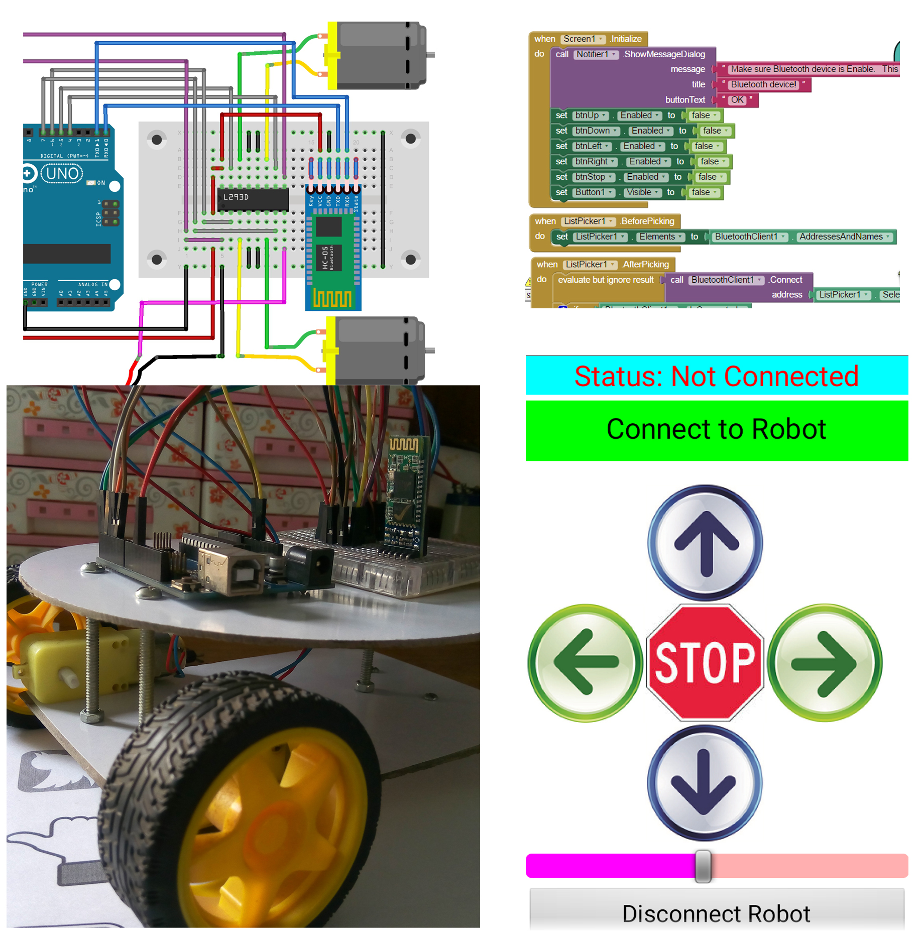 Android Controlled Robot for Beginners (A to Z) : 7 Steps (with ...