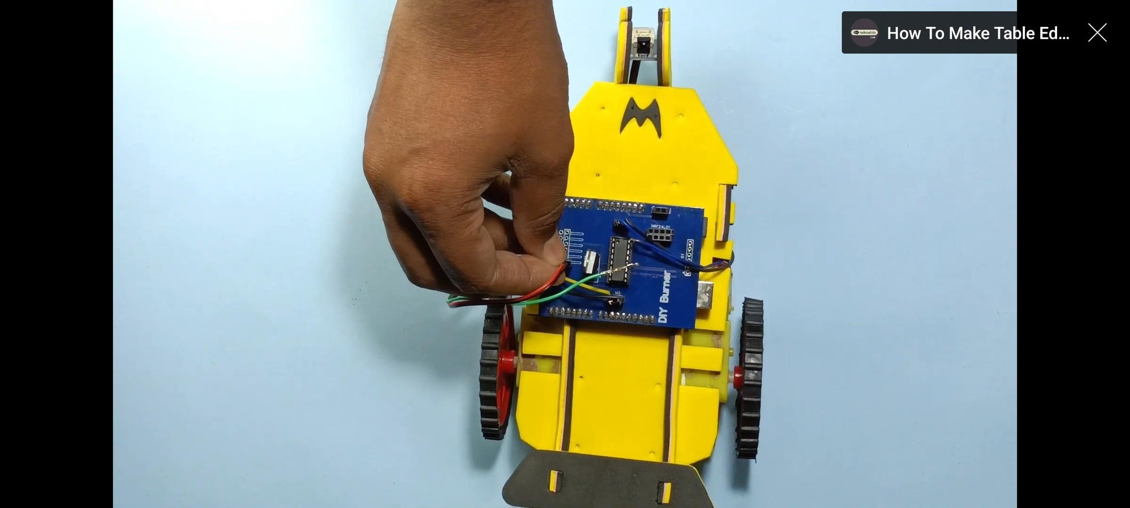 How To Make A Tv Remote Control Robot Car 7 Steps Instructables