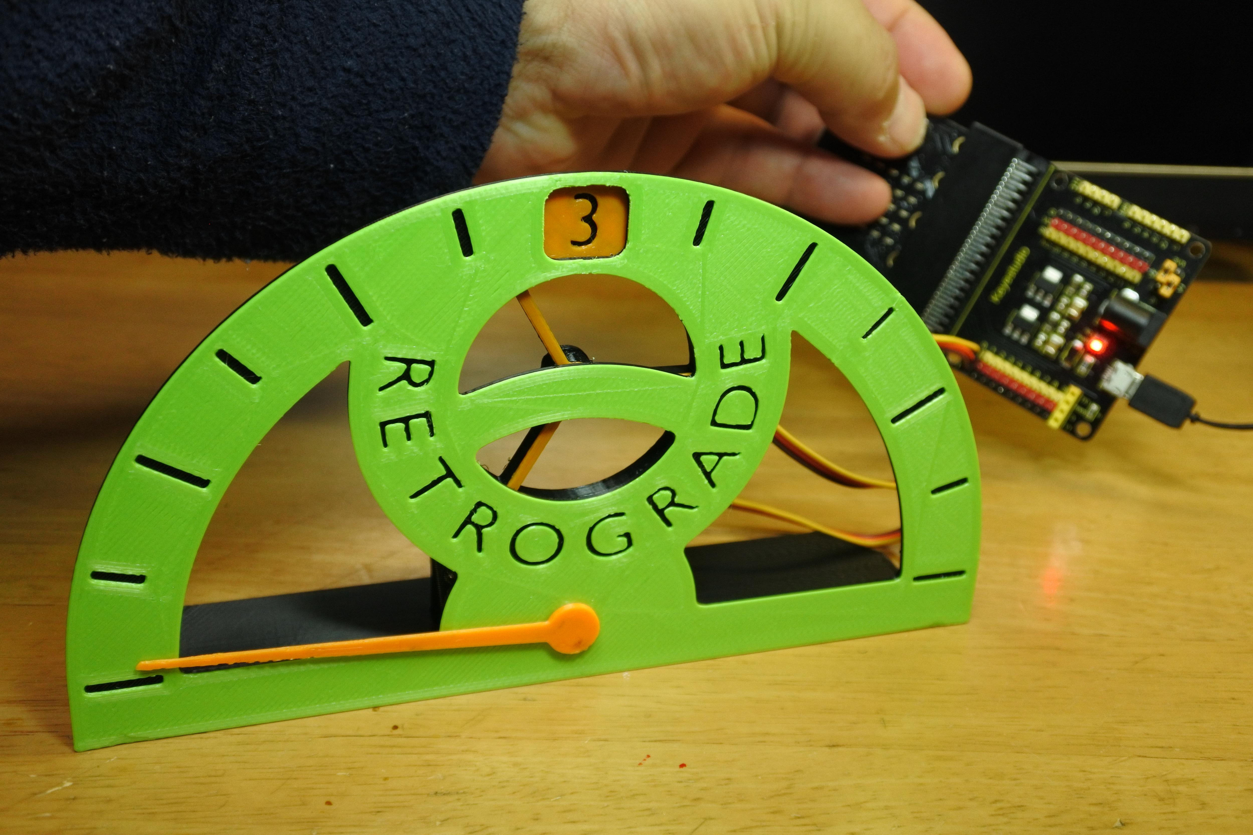 A Clock of Retrograde Minutes and Jumping Hours : 4 Steps (with ...