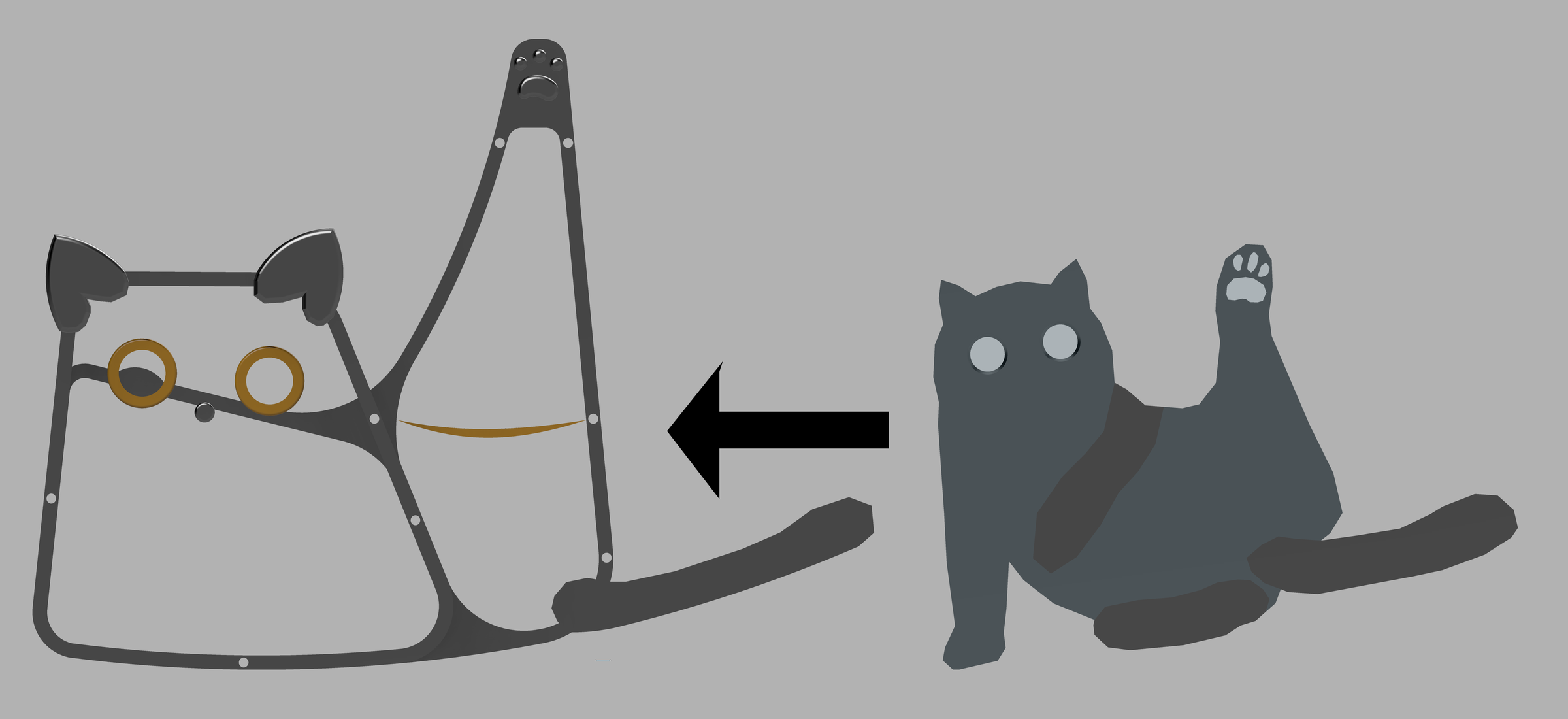 CAT-CHAIR：A Rocking Chair Design That Can Accommodate 3 Cats : 3 Steps ...