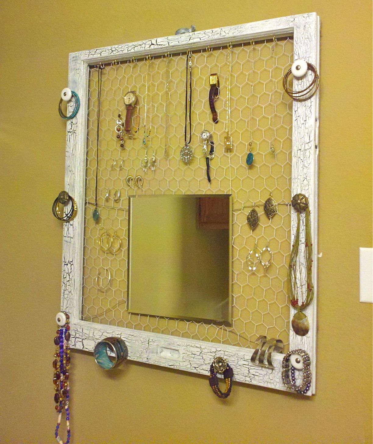 Turn an Old Window Frame Into a Jewelry Display : 5 Steps (with ...