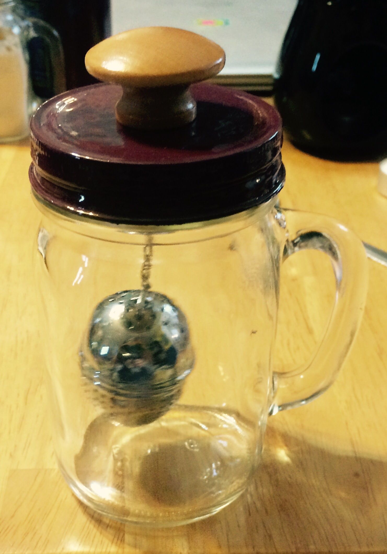 Mason Jar Tea Cup With Built in Tea Ball : 5 Steps (with Pictures ...