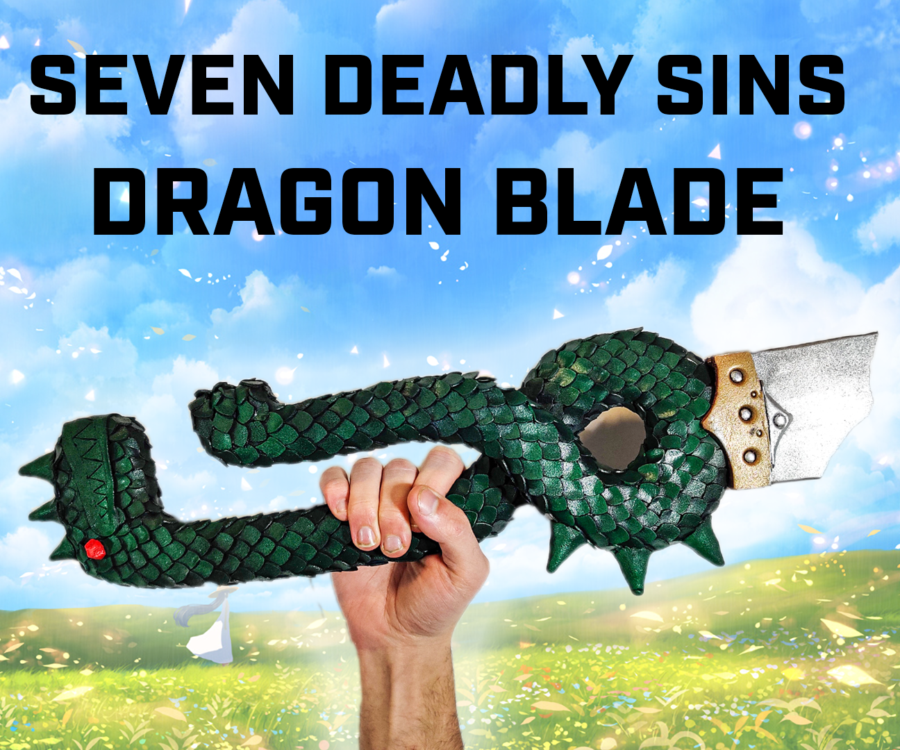 Seven Deadly Sins Meliodas' Dragon Handle Sword : 12 Steps (with ...