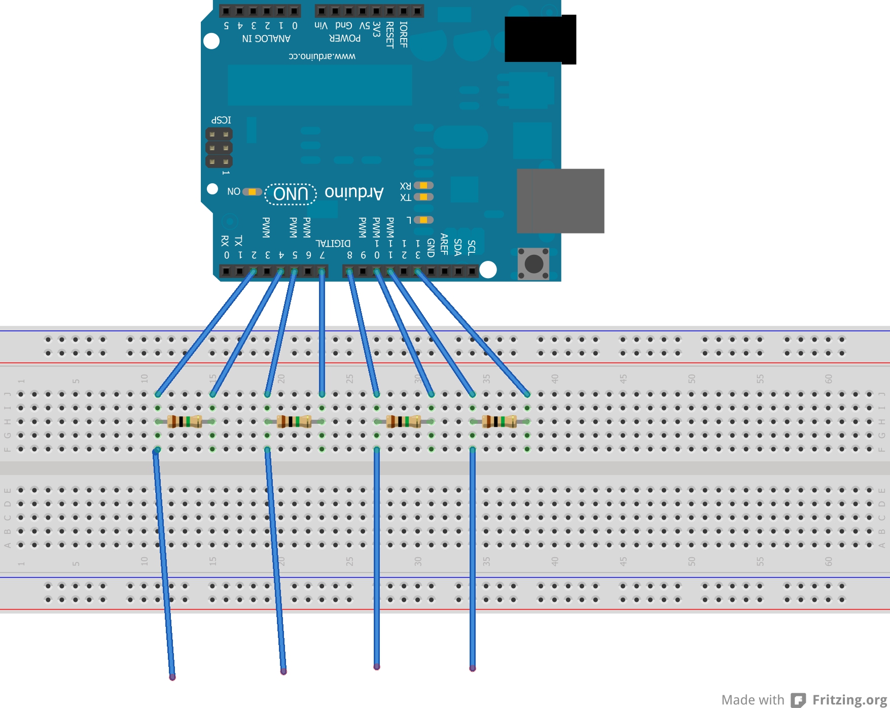 Tactile Keyboard / Game Controller With Arduino and Processing : 5 ...