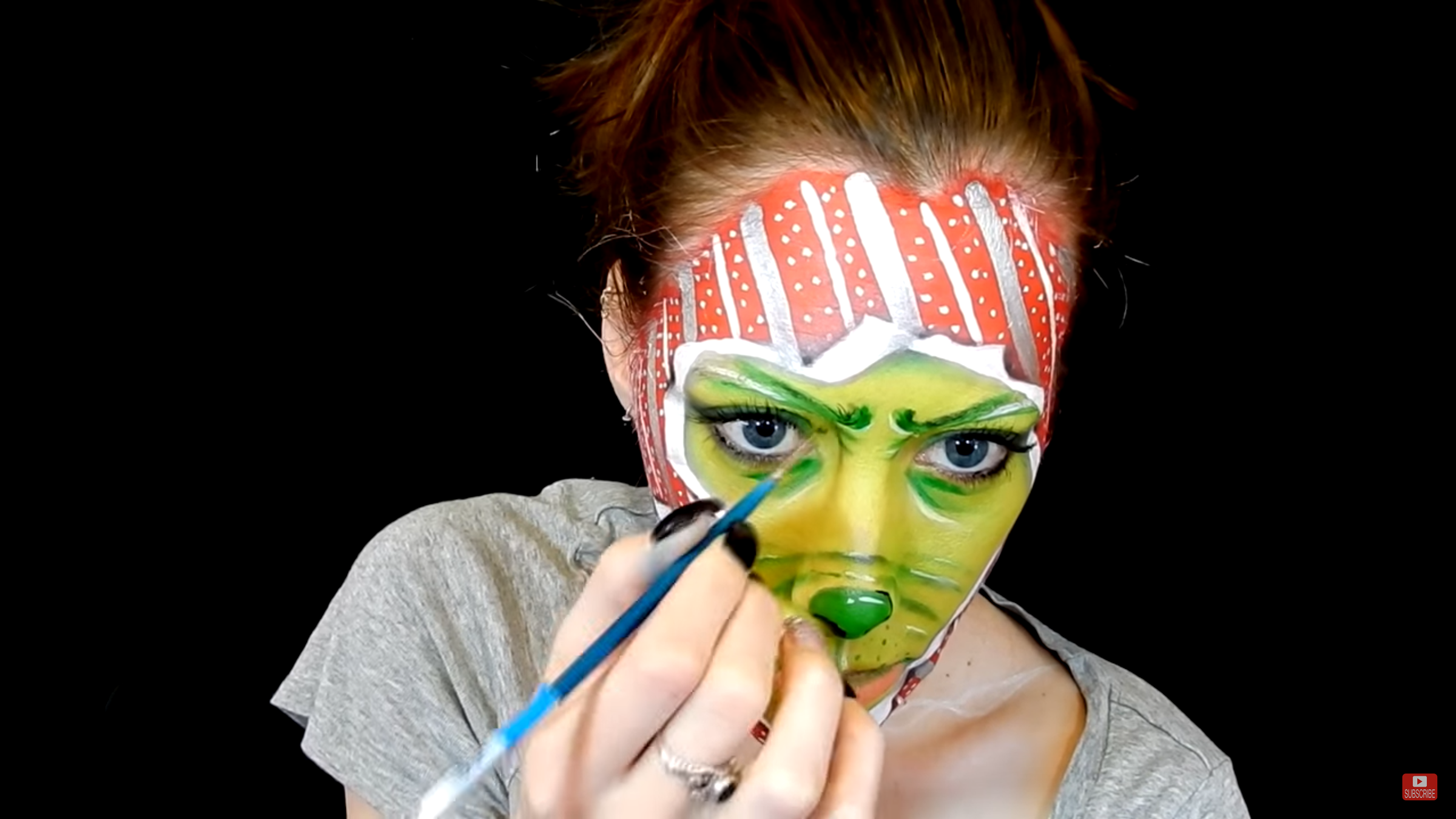 Unwrapping the Grinch! Body Paint : 14 Steps (with Pictures ...