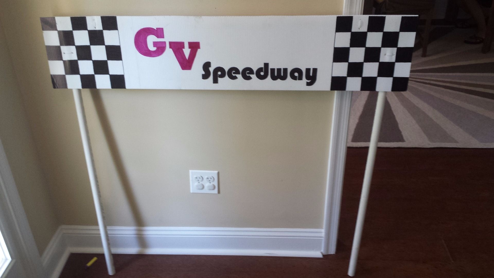 Race Track Bulletin Board