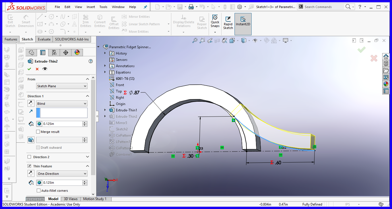 Improve Your Solidworks Models With Parametric Modeling : 6 Steps ...