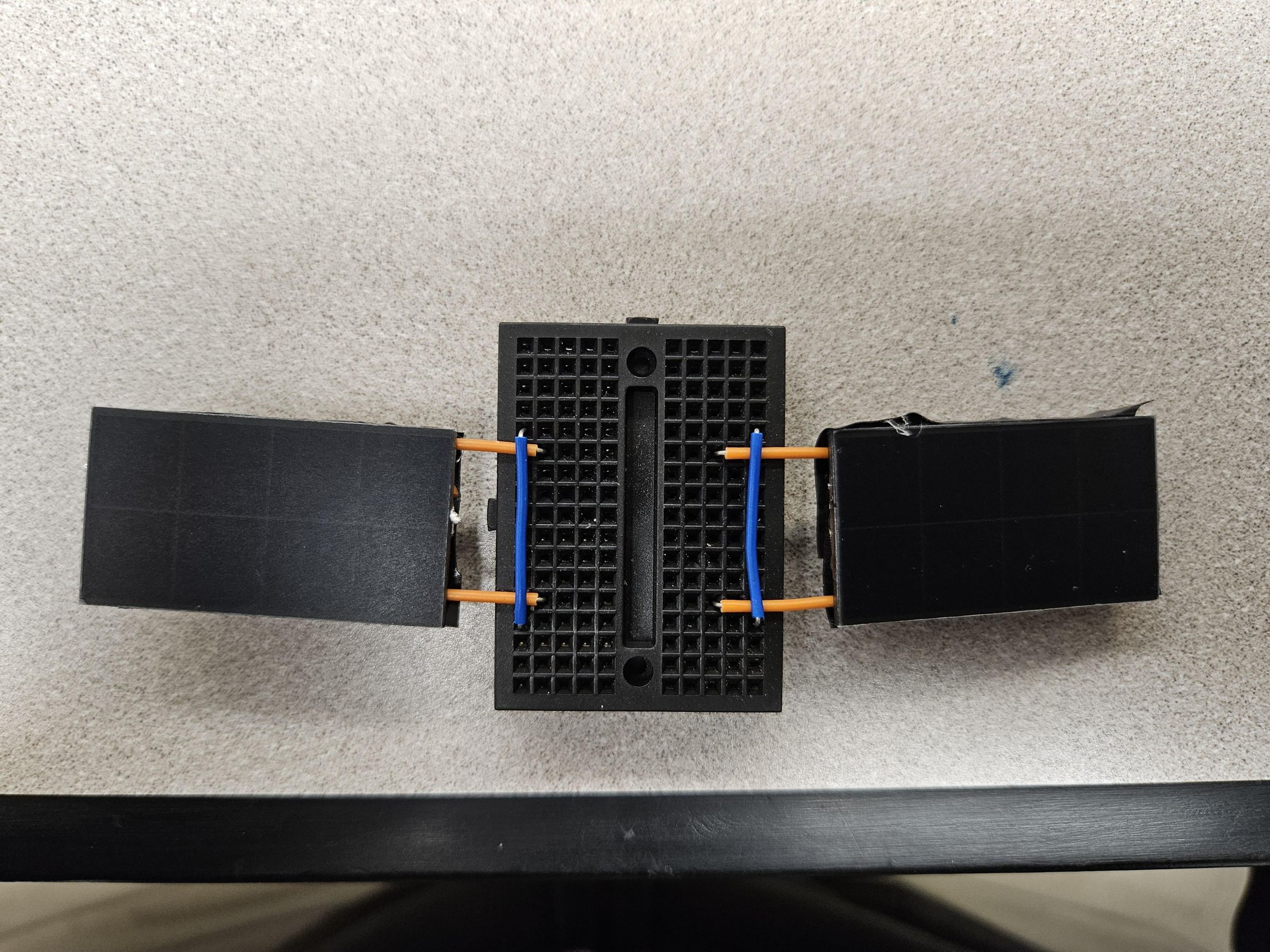BreadSat (satellite-looking, Solar-powered Blinking LED Circuit on ...