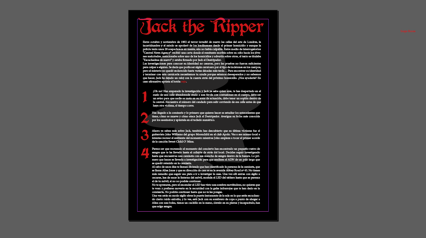 Jack the Ripper - Escape Room : 7 Steps - Instructables