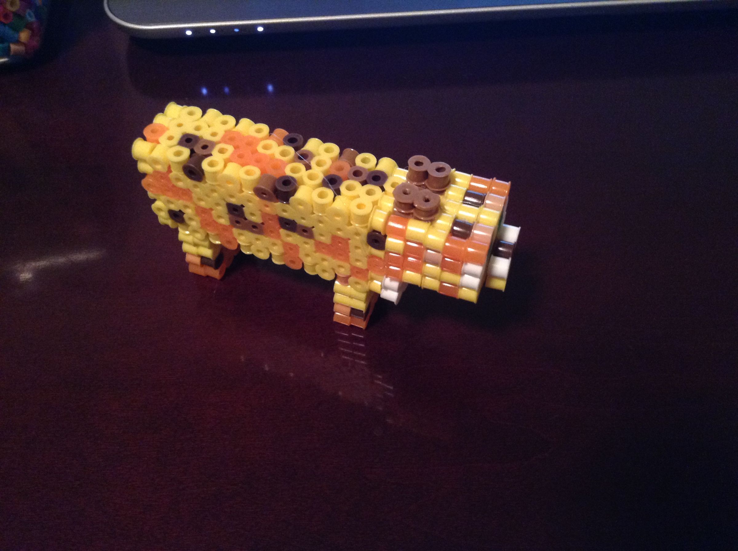 3D Perler/Hama Bead Minecraft Ocelot! : 5 Steps (with Pictures ...