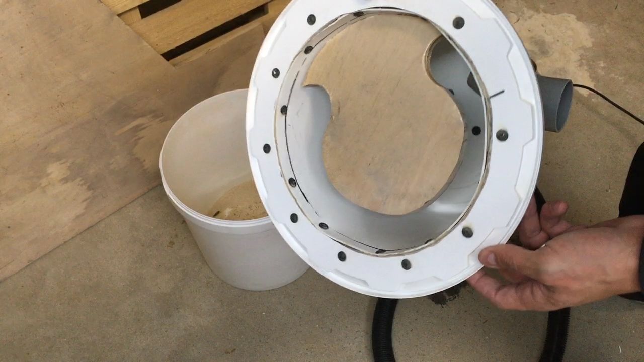 DIY: Cyclone Dust Separator From Two Buckets : 8 Steps (with Pictures ...