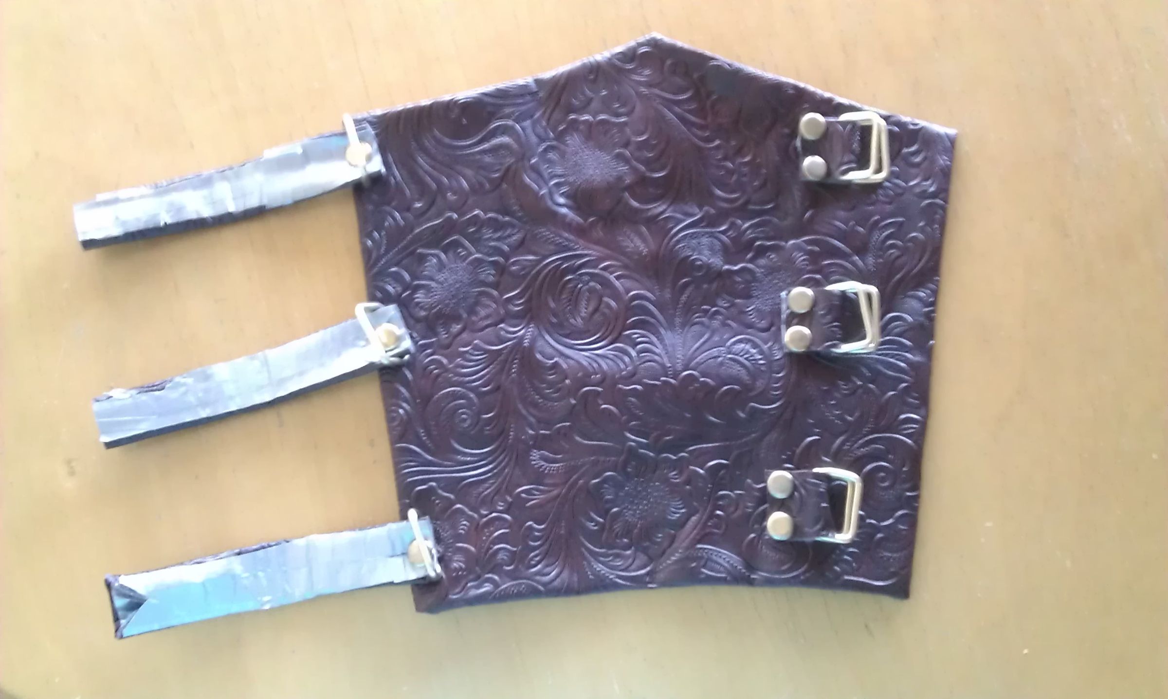 How to Make a Vambrace When You Don’t Know How to Sew or Work Leather ...