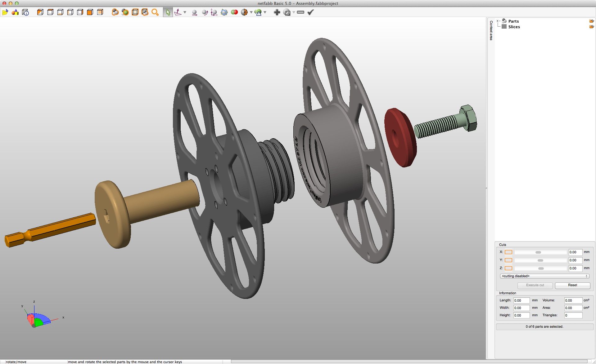 3D-printable Split Filament Spool With Threaded Joint : 10 Steps ...