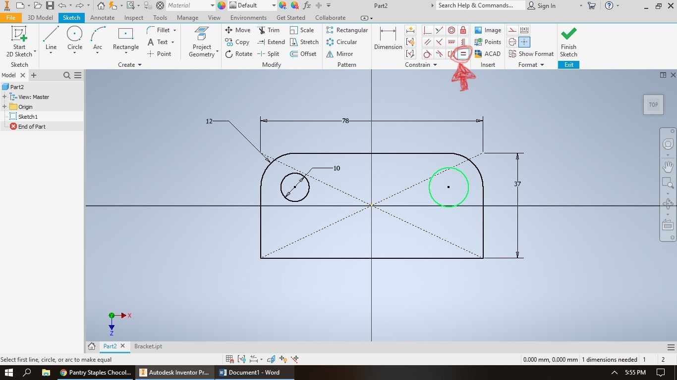 A Bracket for a Wheel Assembly on Autodesk Inventor : 20 Steps ...