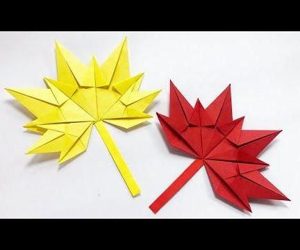 EASY ORIGAMI MAPLE LEAF TUTORIAL : 11 Steps - Instructables