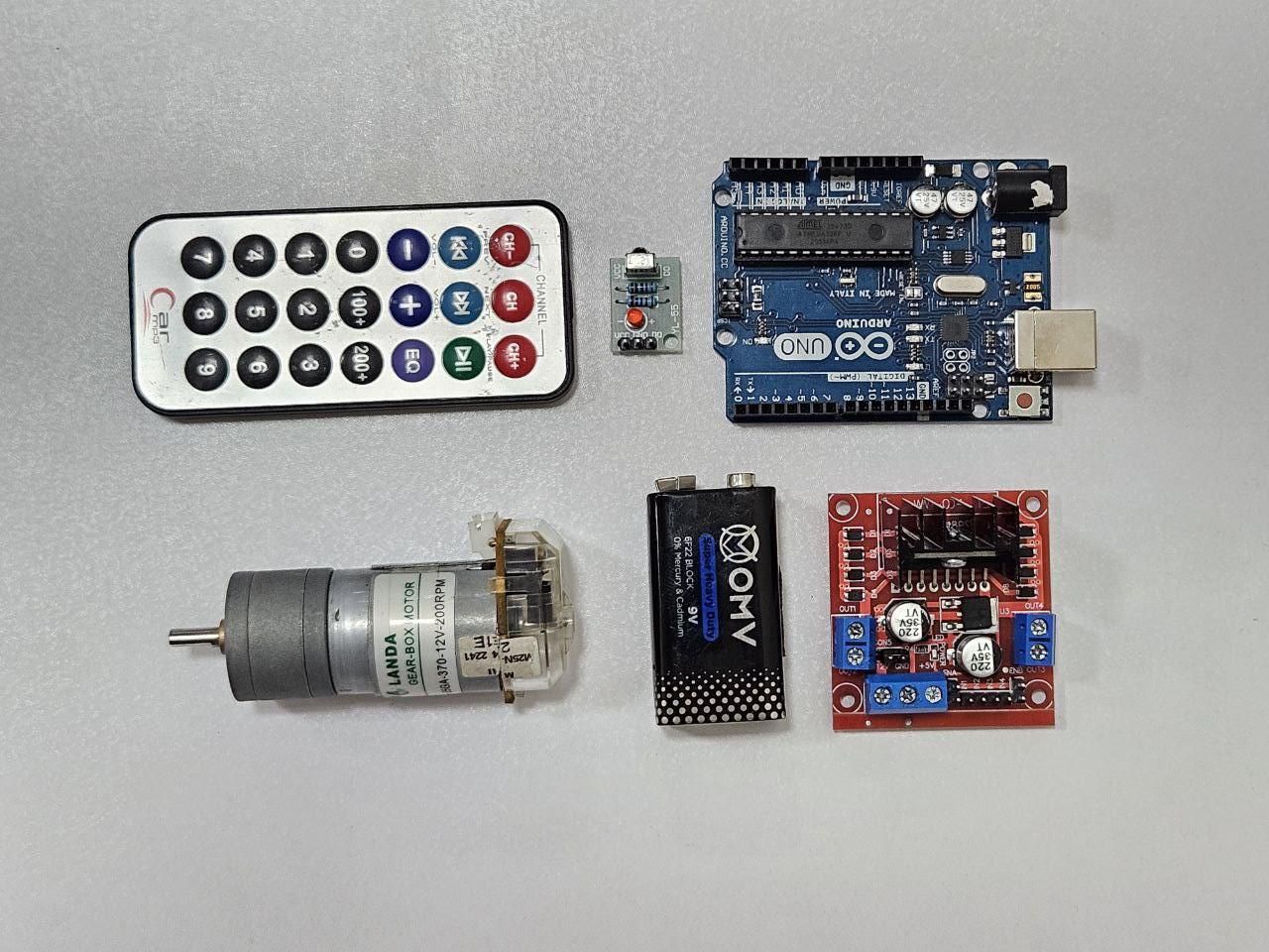 2-Link Gripper Controlled by a DC Motor and IR Sensor : 9 Steps ...