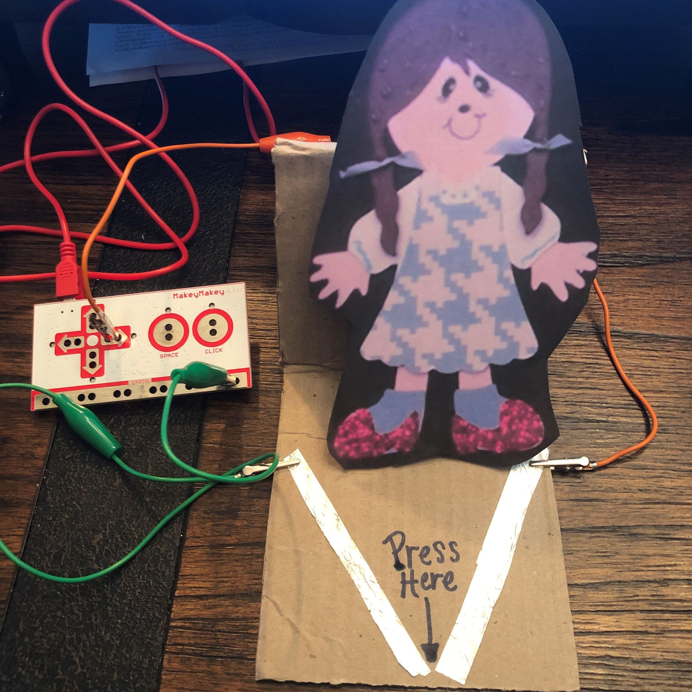 Talking Paper Dolls With Makey Makey and Scratch : 6 Steps (with ...