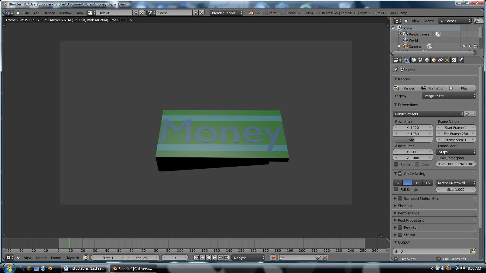 How to Make a Money Clip in Blender : 9 Steps - Instructables