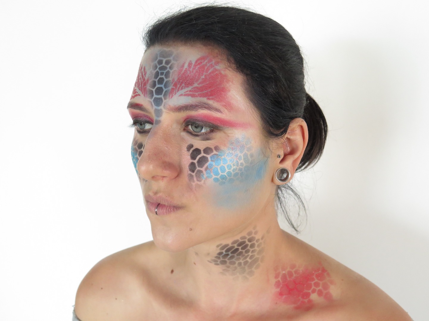 Dragon Scale Face Paint