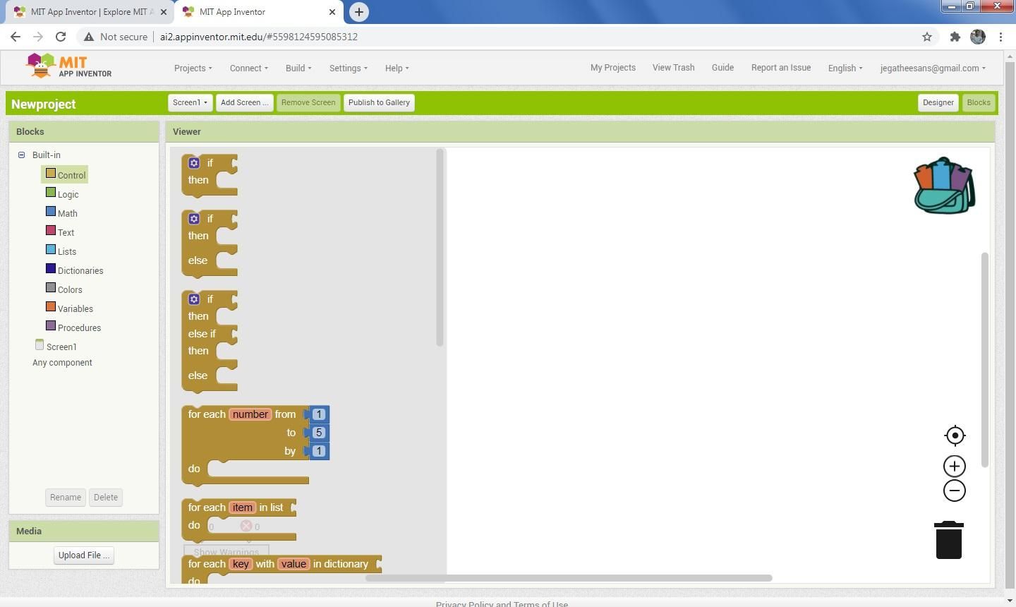 Scratch Built Android App Basics And Bt Drawing Robot App : 15 Steps 