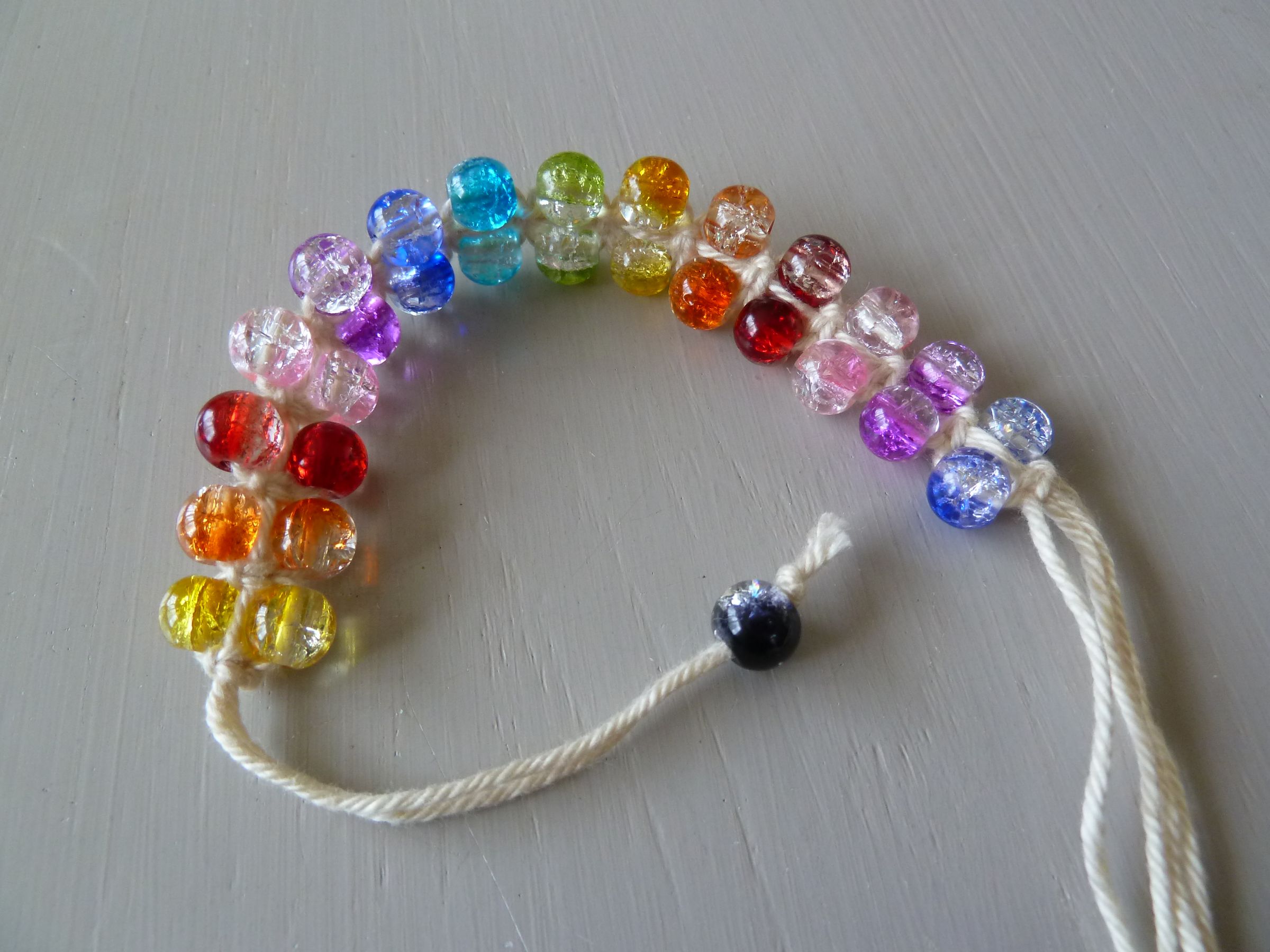 Beaded Macrame Bracelet : 11 Steps (with Pictures) - Instructables