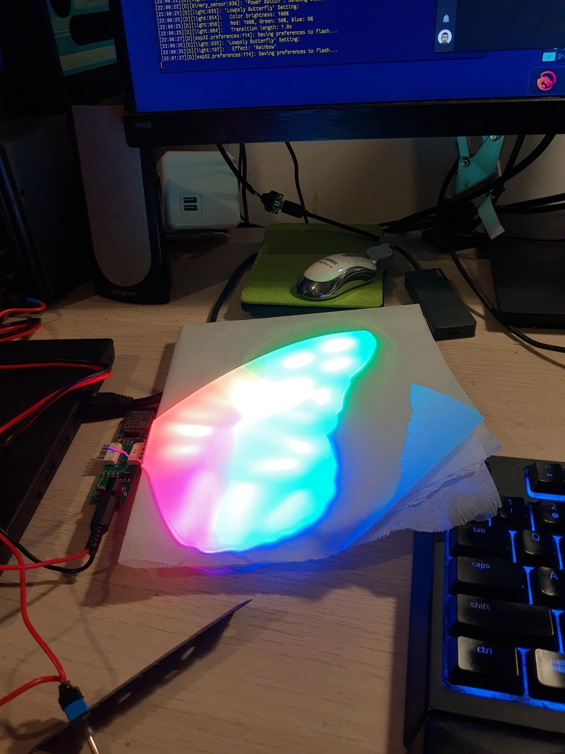 Butterfly LED Panel: Smart Light for ESPHome : 8 Steps (with Pictures ...