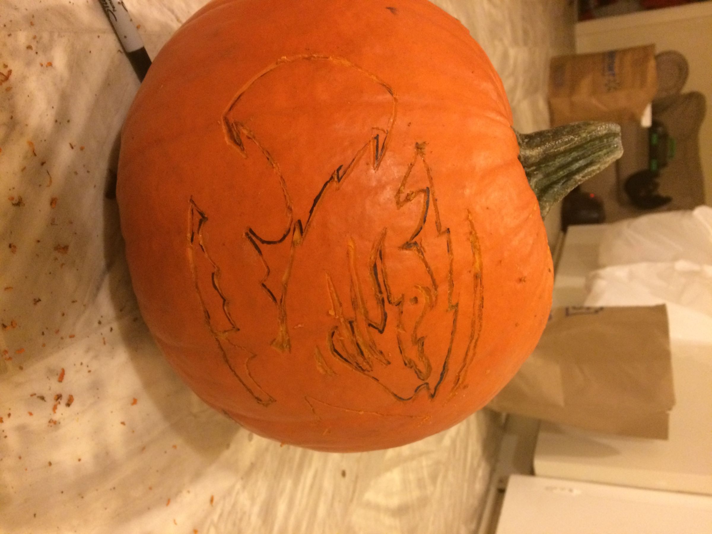 Carve a Pumpkin Using a Projector : 7 Steps (with Pictures) - Instructables