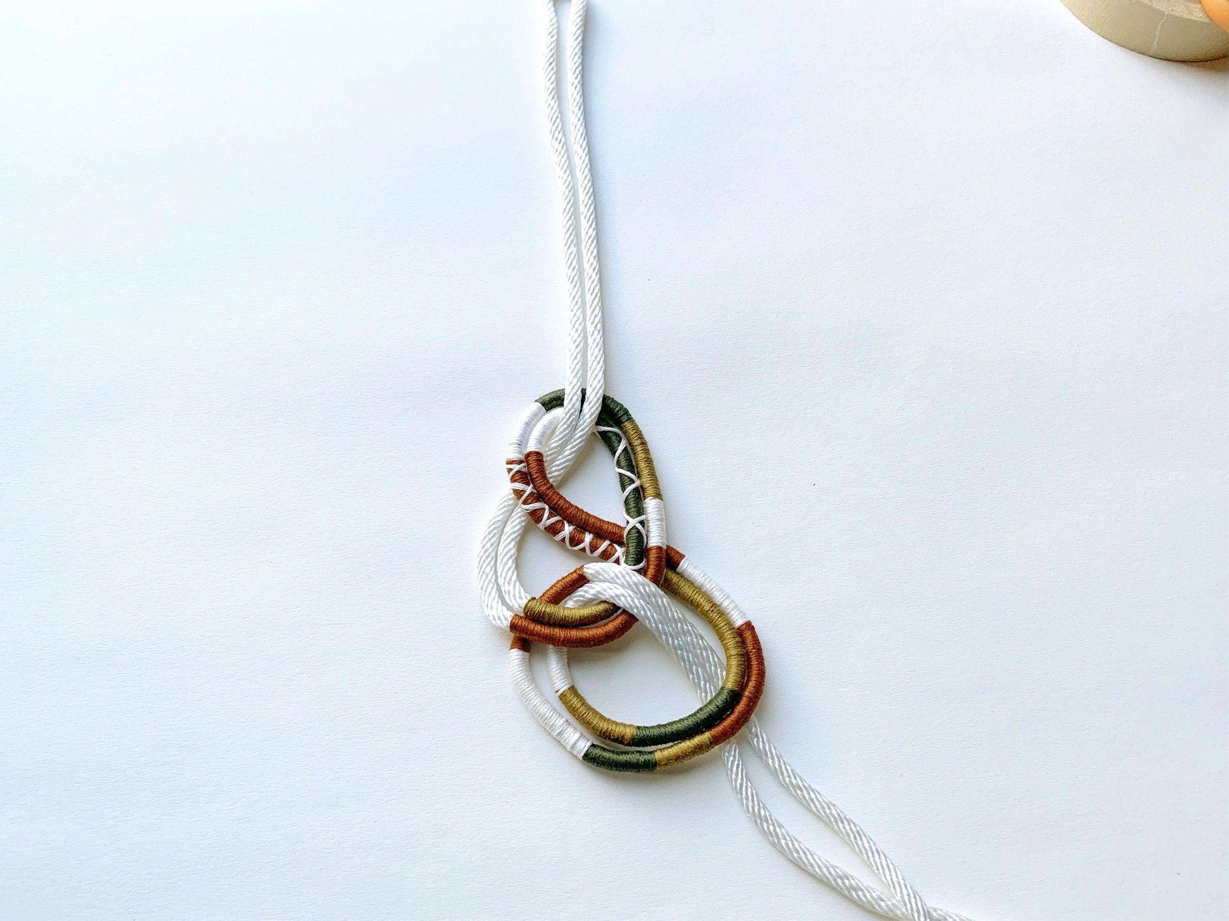 Wrapped Rope Macrame Knot Necklace : 6 Steps (with Pictures ...
