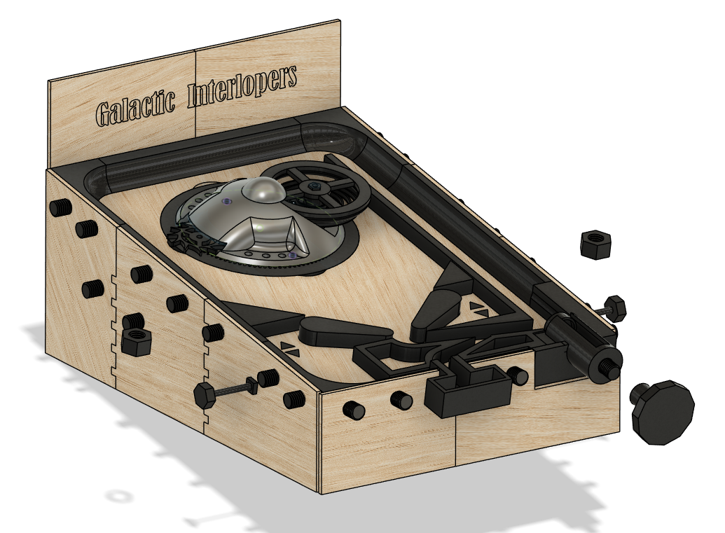 Miniature Mechanical Pinball Arcade Machine : 15 Steps (with Pictures ...