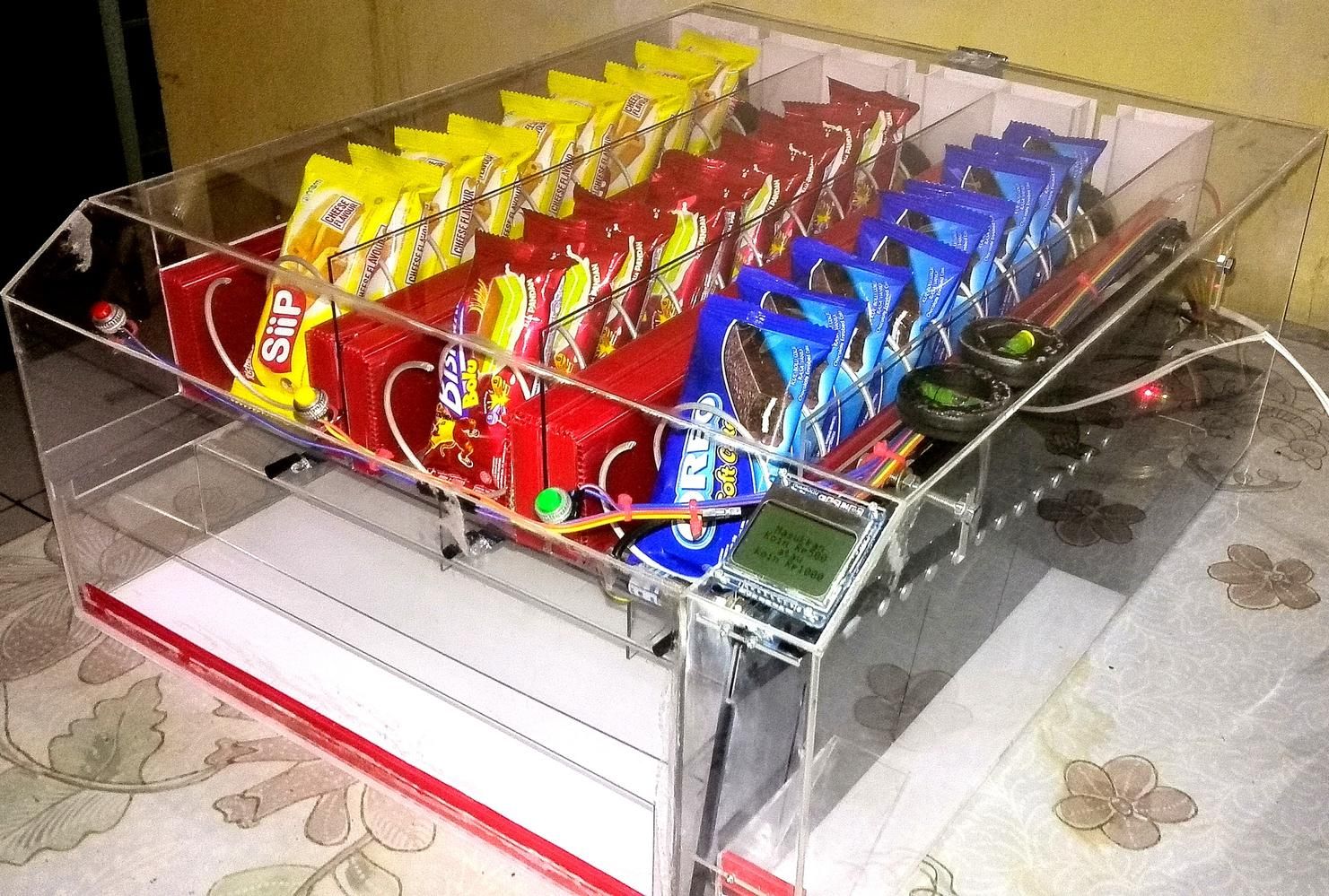 Snacks Vending Machine Powered by Arduino : 10 Steps (with Pictures ...