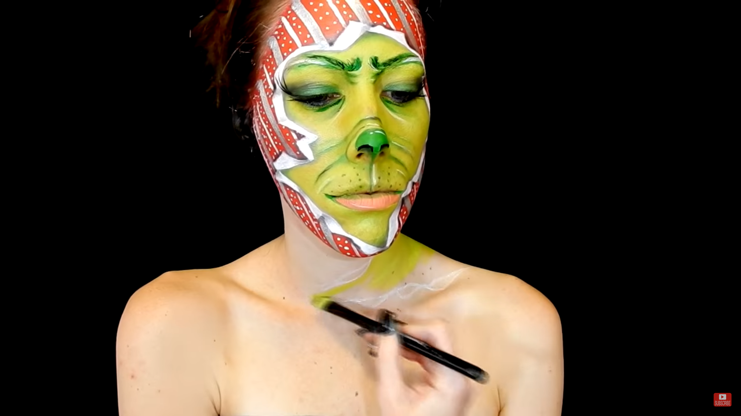 Unwrapping the Grinch! Body Paint : 14 Steps (with Pictures ...