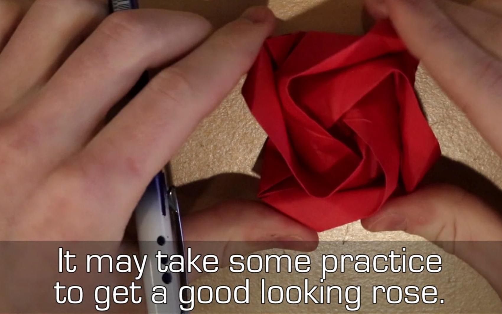 How to Make an Origami Rose : 14 Steps (with Pictures) - Instructables