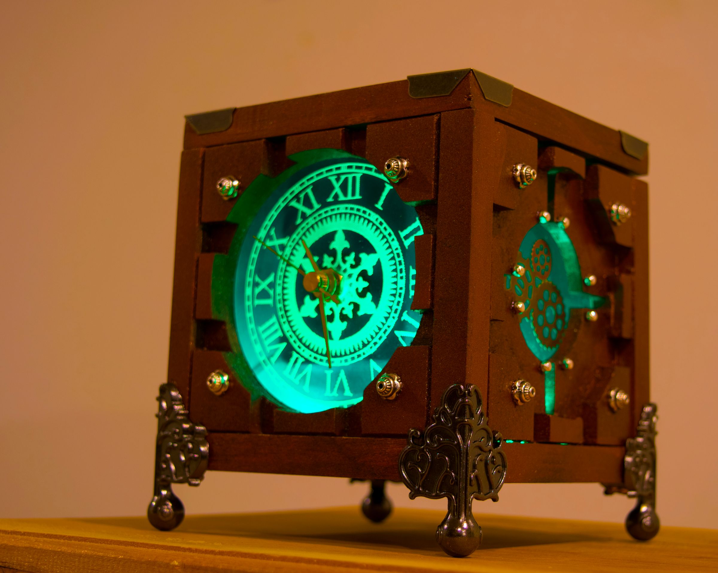 Lighted Steampunk Portal Clock : 4 Steps (with Pictures) - Instructables