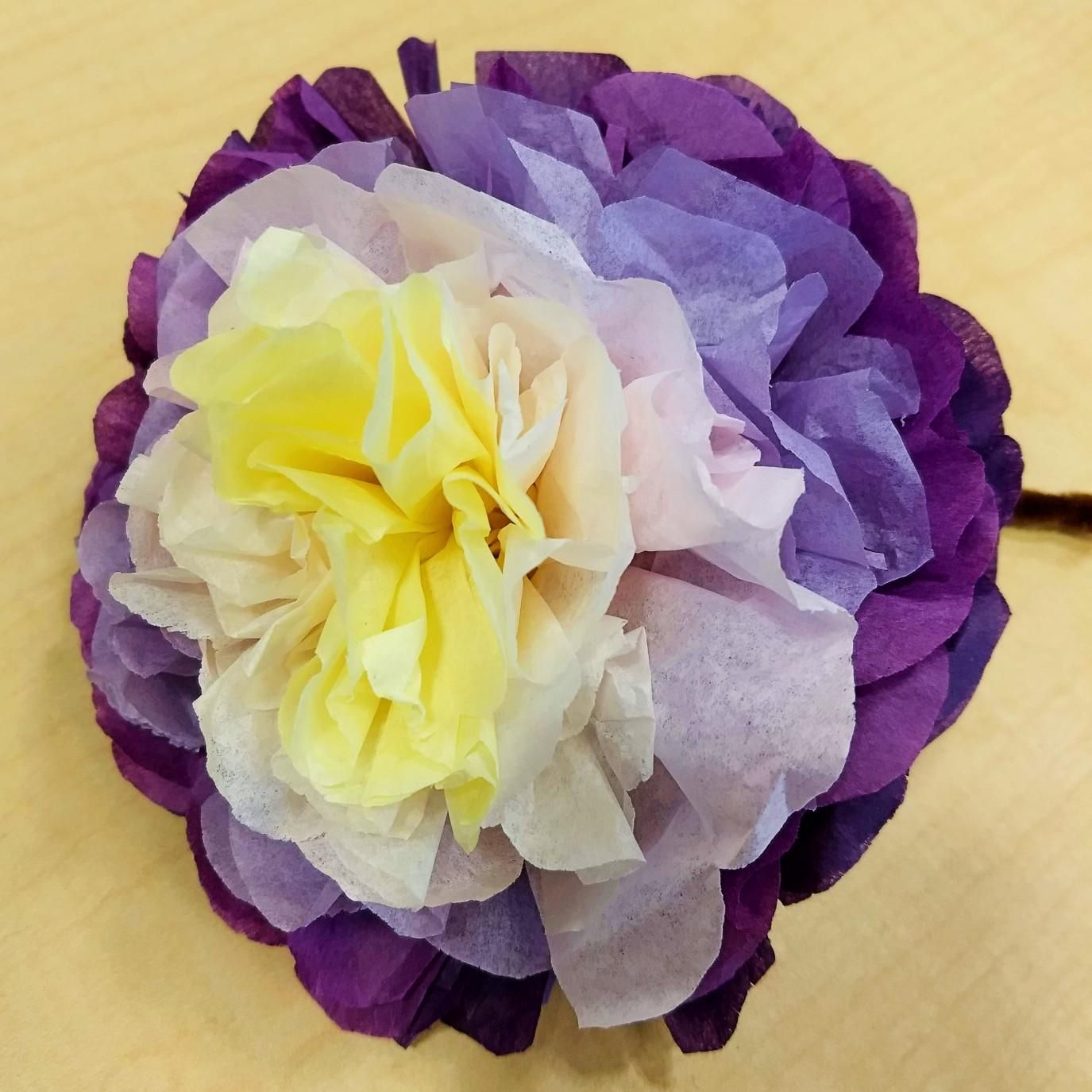Tissue Paper Fantasy Flowers : 4 Steps (with Pictures) - Instructables